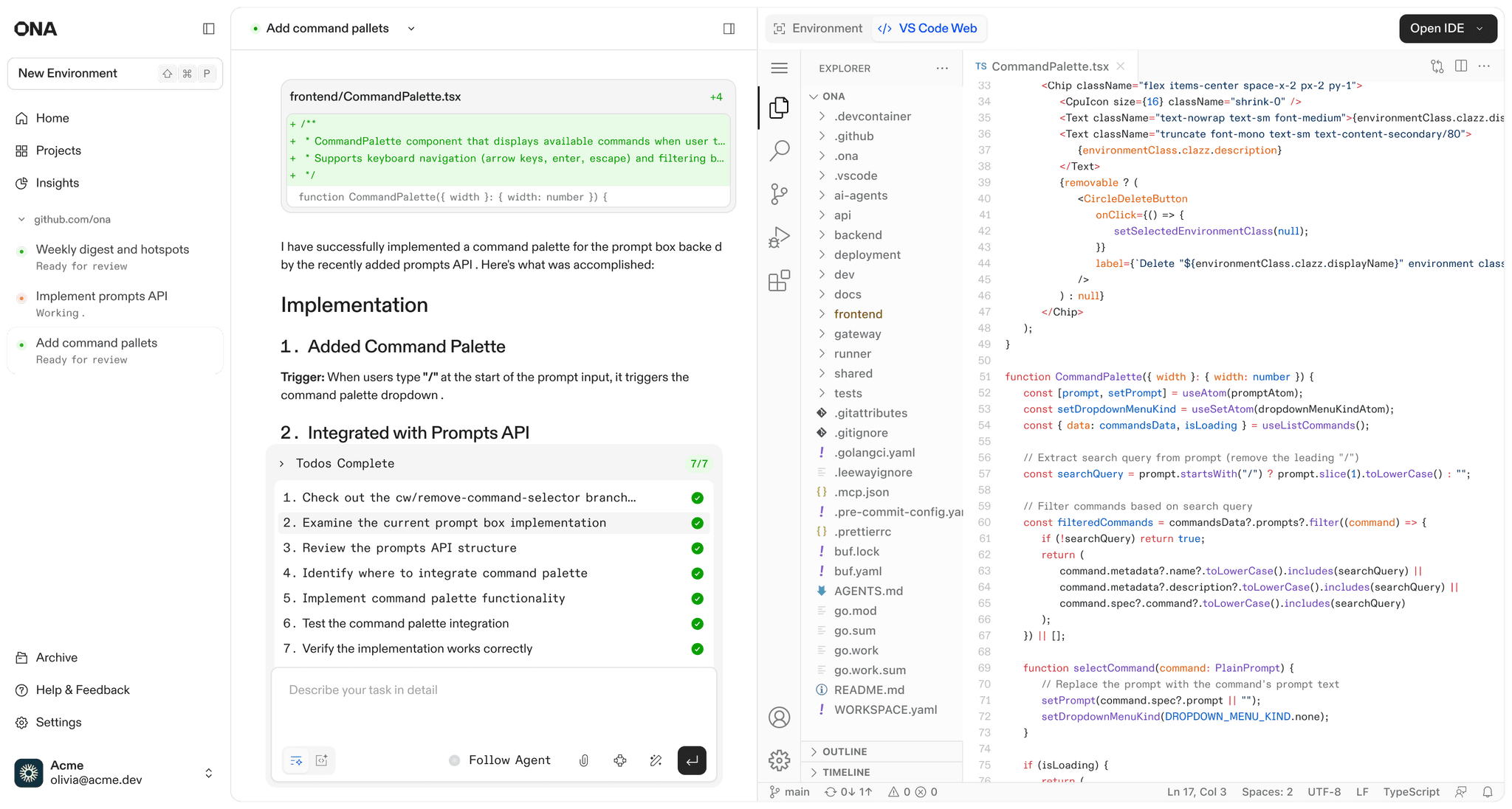 Ona | AI software engineers